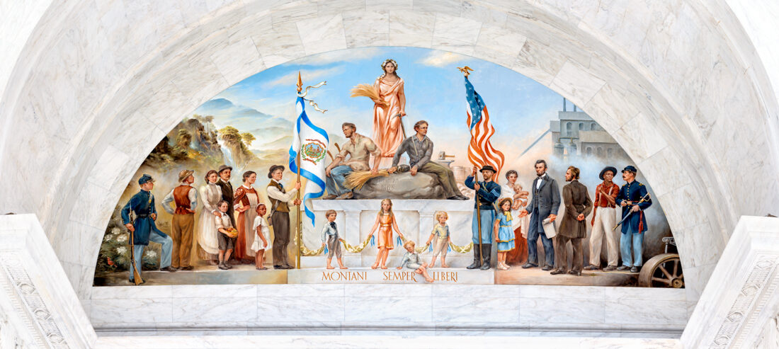 Gov. Justice dedicates new Capitol murals on West Virginia Day | News ...